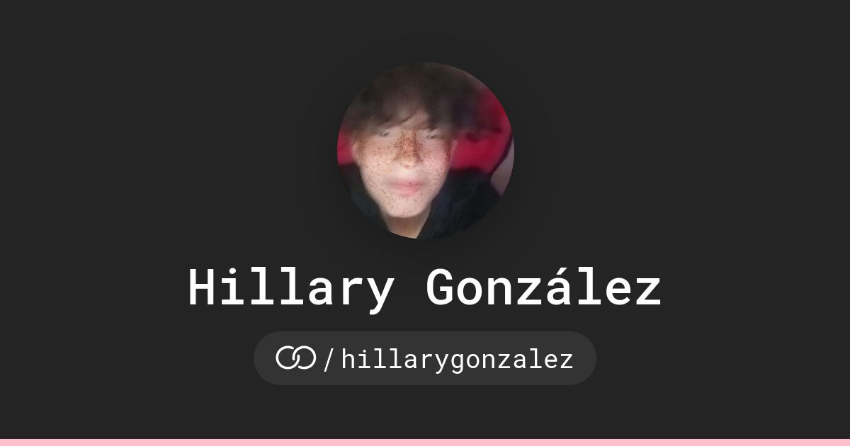 Hillary González (/hillarygonzalez) · solo.to