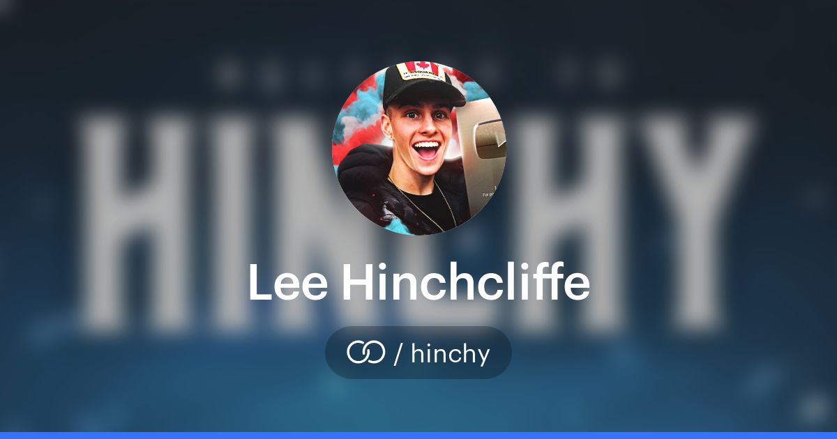 Lee Hinchcliffe (/hinchy) · solo.to