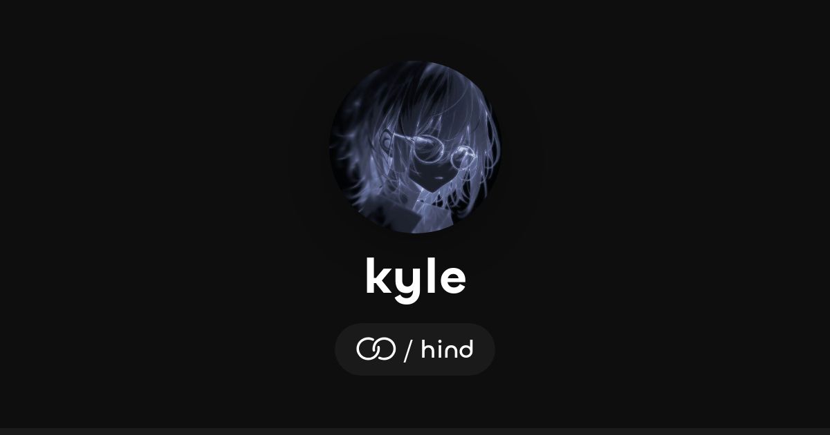 kyle (/hind) · solo.to