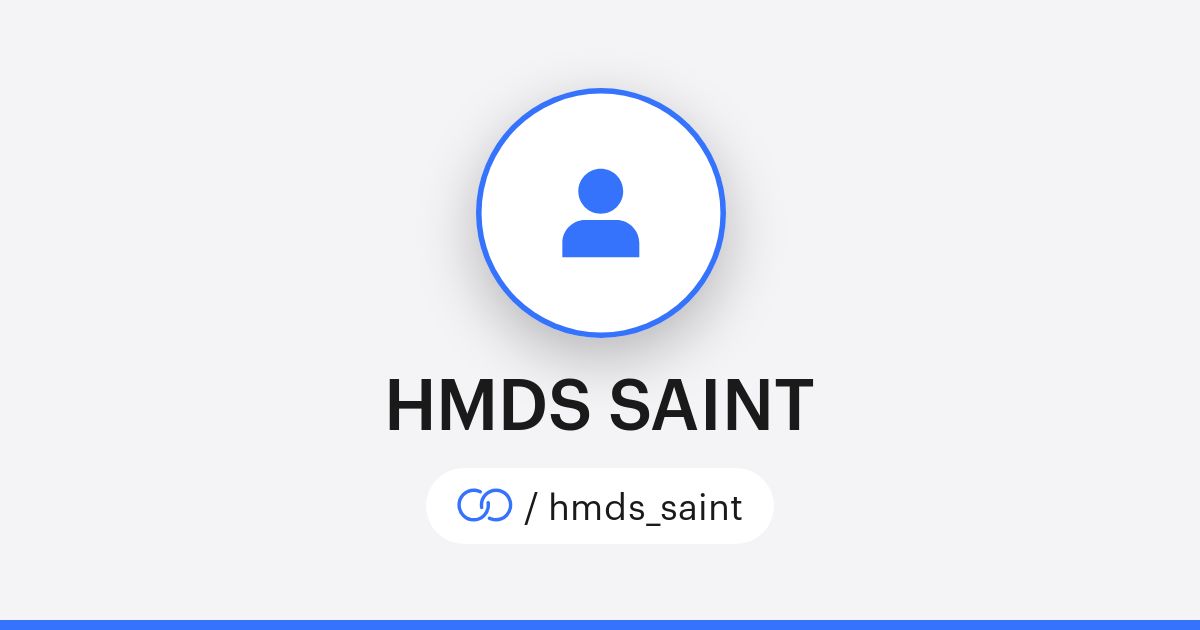 HMDS SAINT (/hmds_saint) · solo.to
