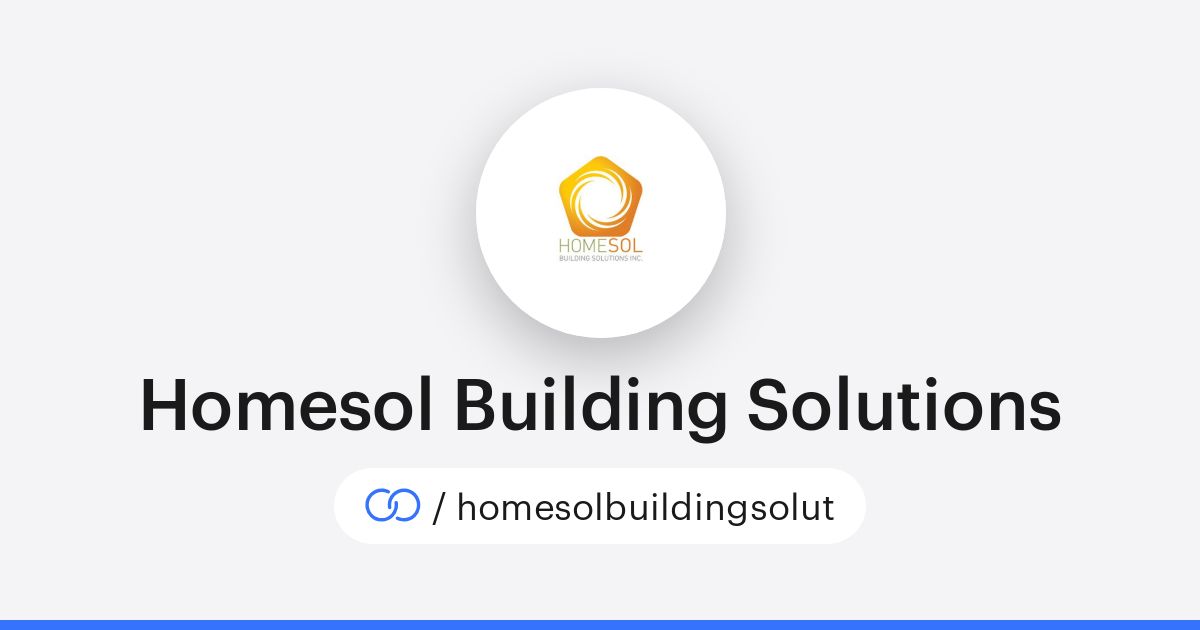 Homesol Building Solutions (/homesolbuildingsolut) · solo.to