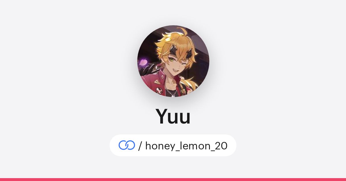 Yuu (/honey_lemon_20) · solo.to