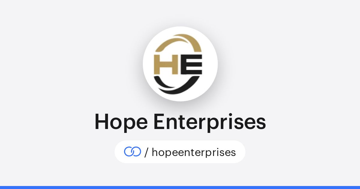 Hope Enterprises (/hopeenterprises) · solo.to