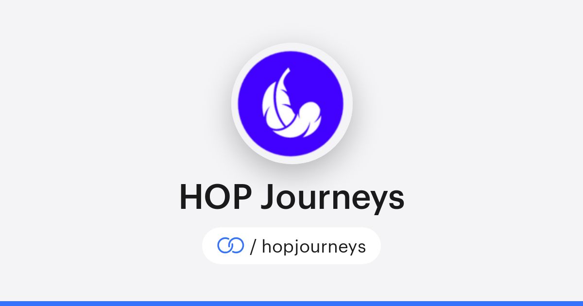 HOP Journeys (/hopjourneys) · solo.to