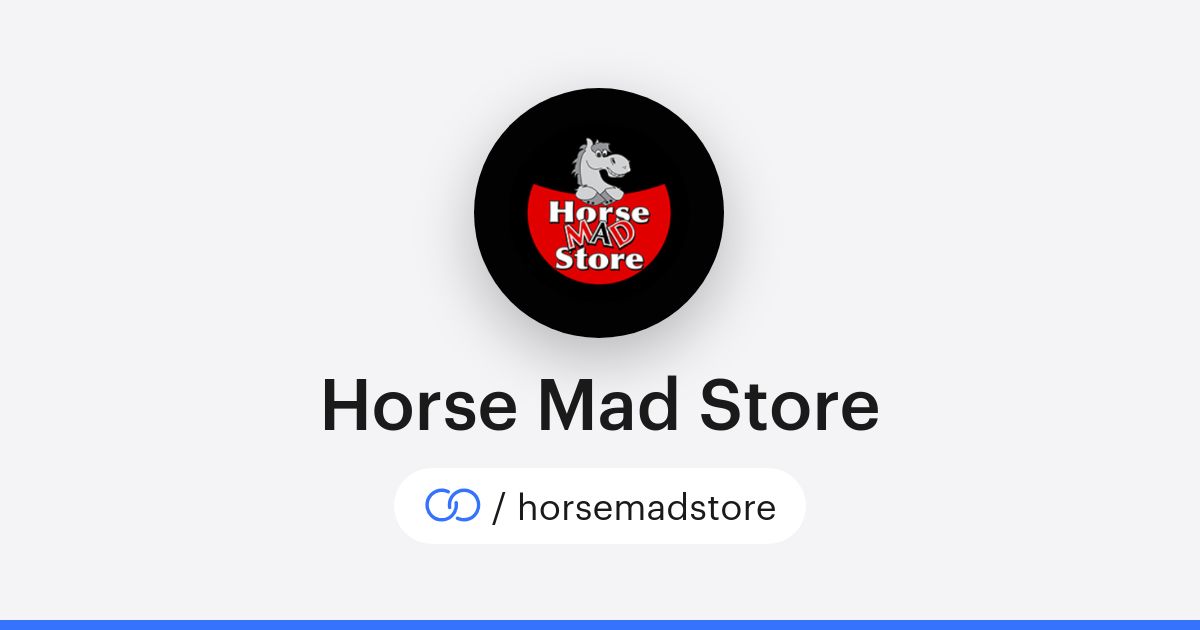 Horse Mad Store (/horsemadstore) · solo.to