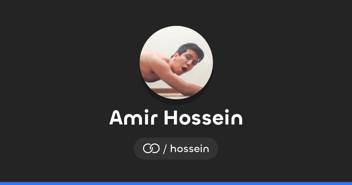 Amir Hossein (/hossein) · solo.to