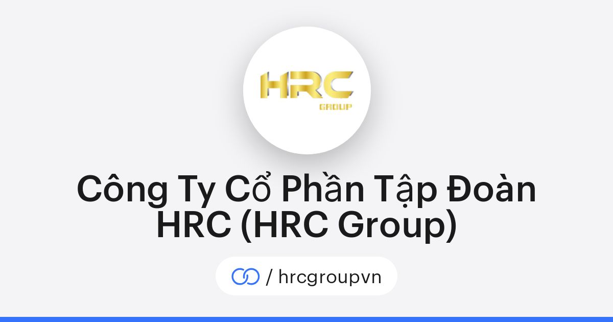 Công Ty Cổ Phần Tập Đoàn HRC (HRC Group) (/hrcgroupvn) · solo.to