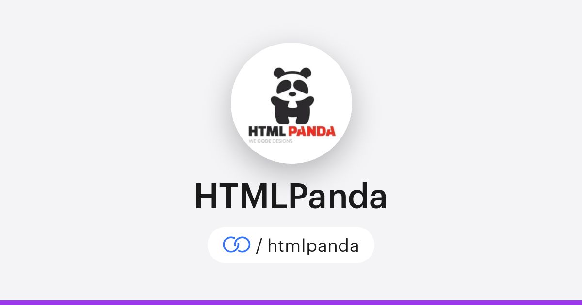 HTMLPanda (/htmlpanda) · solo.to