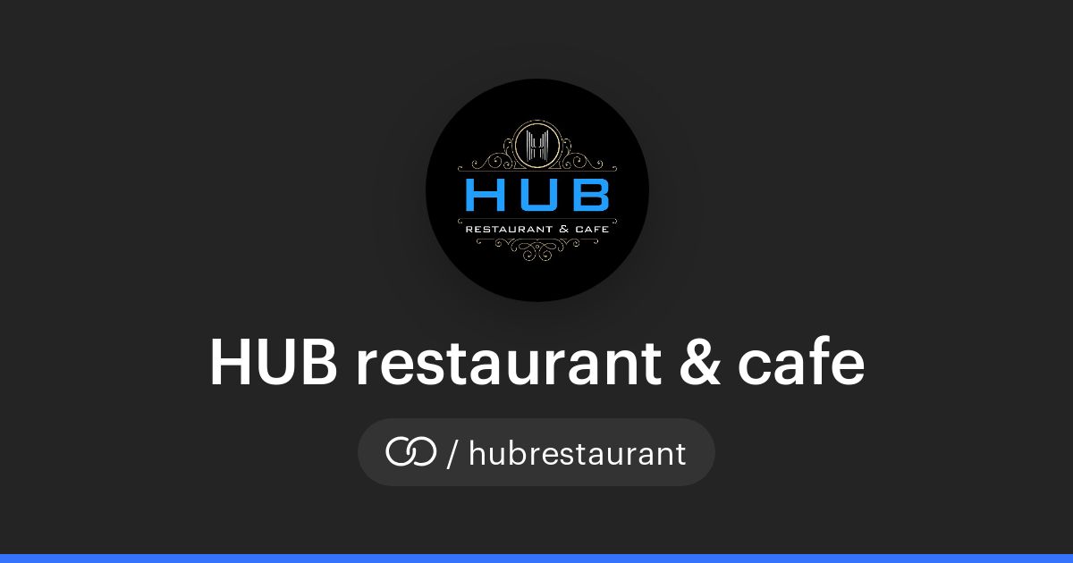 HUB restaurant & cafe (/hubrestaurant) · solo.to