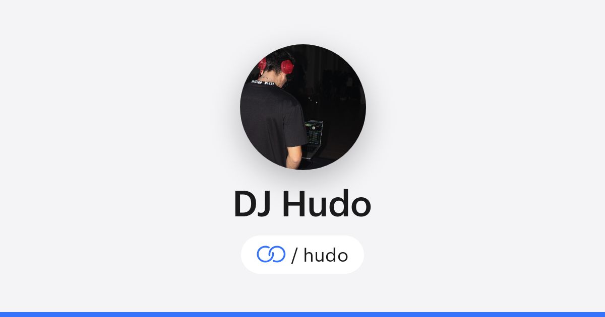 DJ Hudo (/hudo) · solo.to