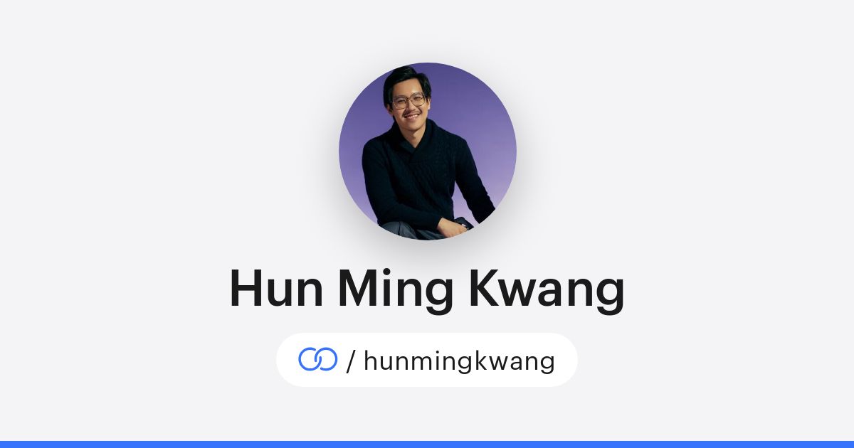 Hun Ming Kwang (/hunmingkwang) · solo.to