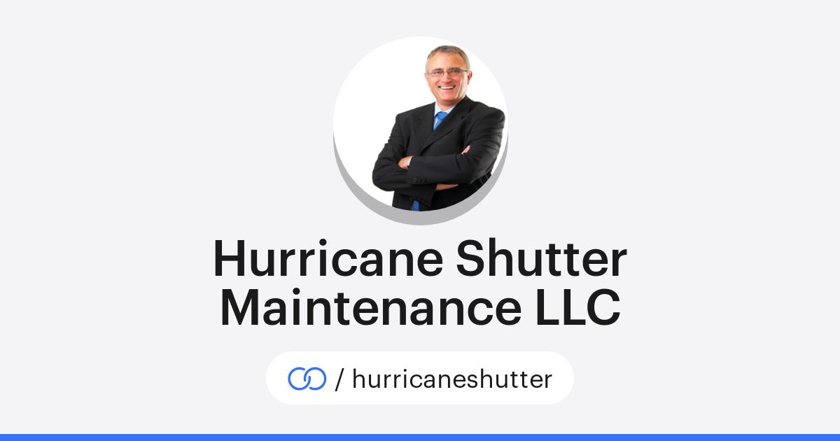 Hurricane Shutter Maintenance Llc Hurricaneshutter Solo To