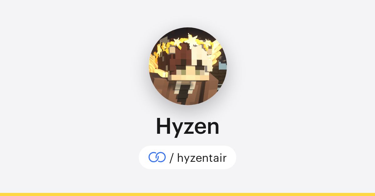 Hyzen (/hyzentair) · solo.to