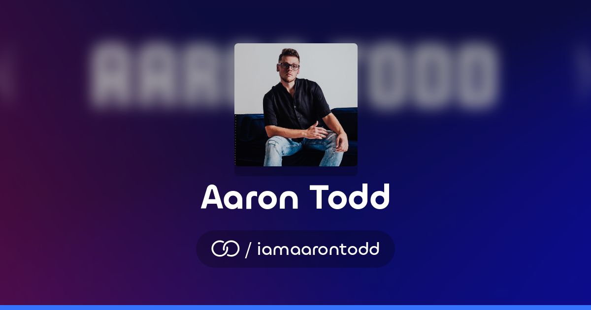 Aaron Todd (/iamaarontodd) · solo.to
