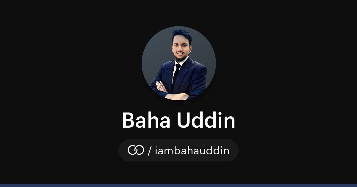 Baha Uddin (/iambahauddin) · solo.to
