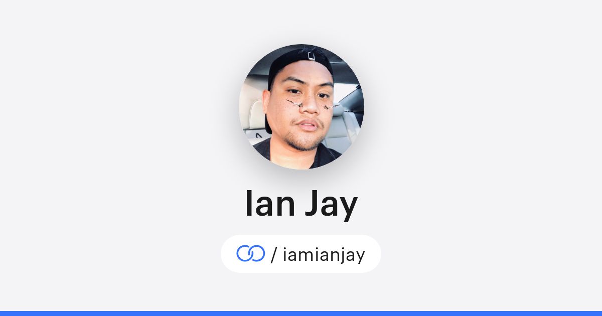 Ian Jay (/iamianjay) · solo.to