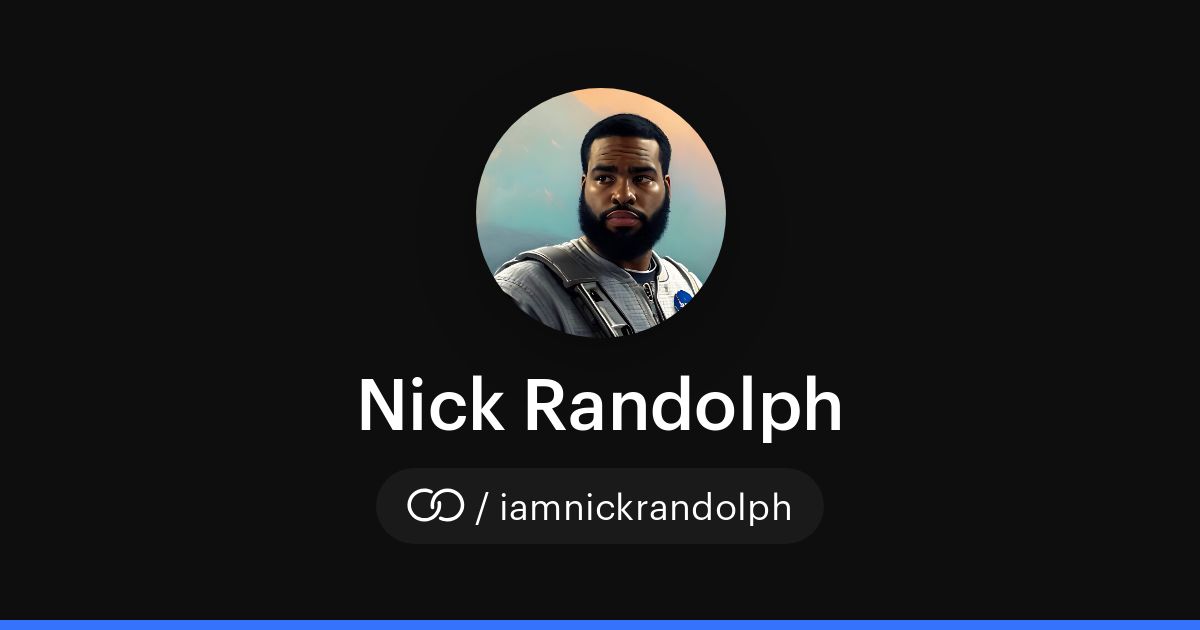 Nick Randolph (/iamnickrandolph) · solo.to