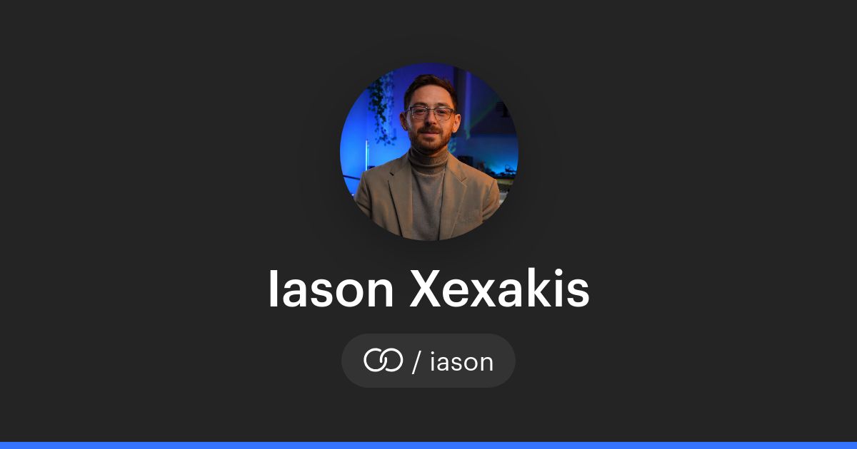 Iason Xexakis (/iason) · solo.to