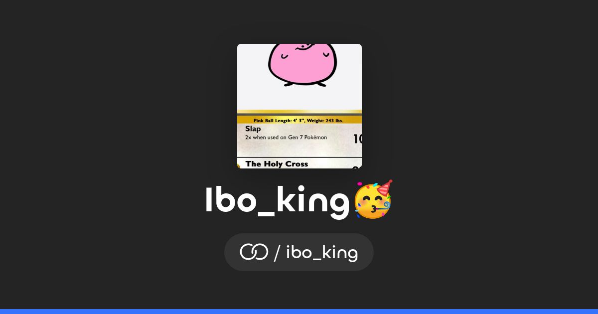 Ibo_king🥳 (/ibo_king) · solo.to
