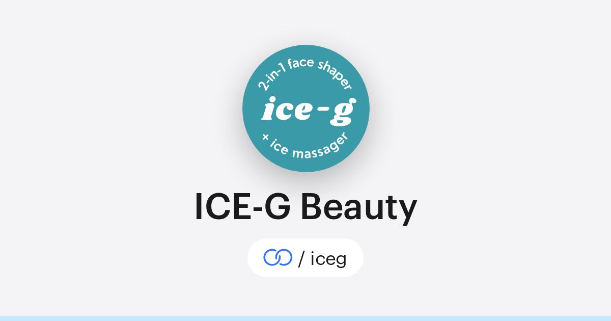 ICE-G Beauty (/iceg) · solo.to