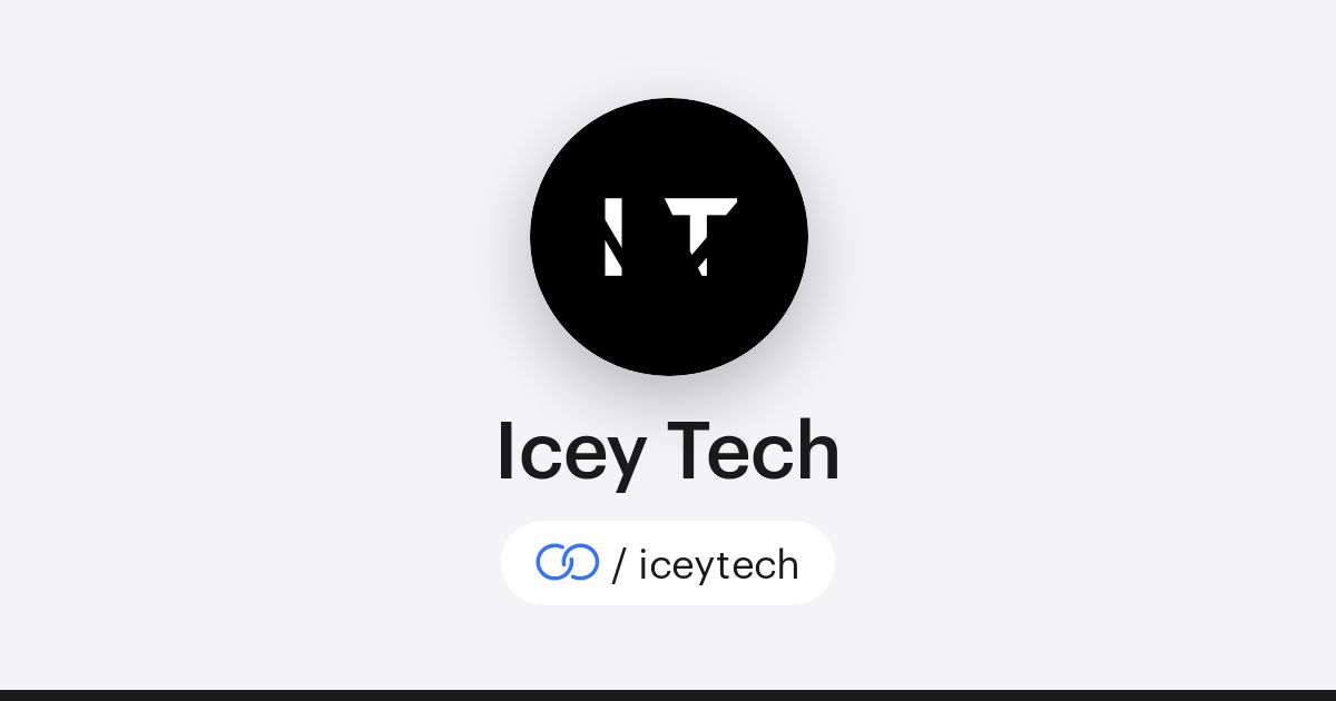 Icey Tech (/iceytech) · solo.to