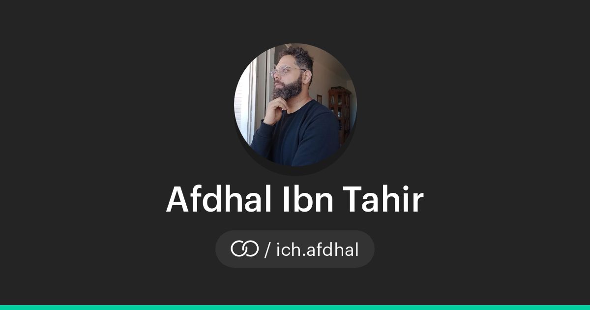 Afdhal Ibn Tahir (/ich.afdhal) · solo.to