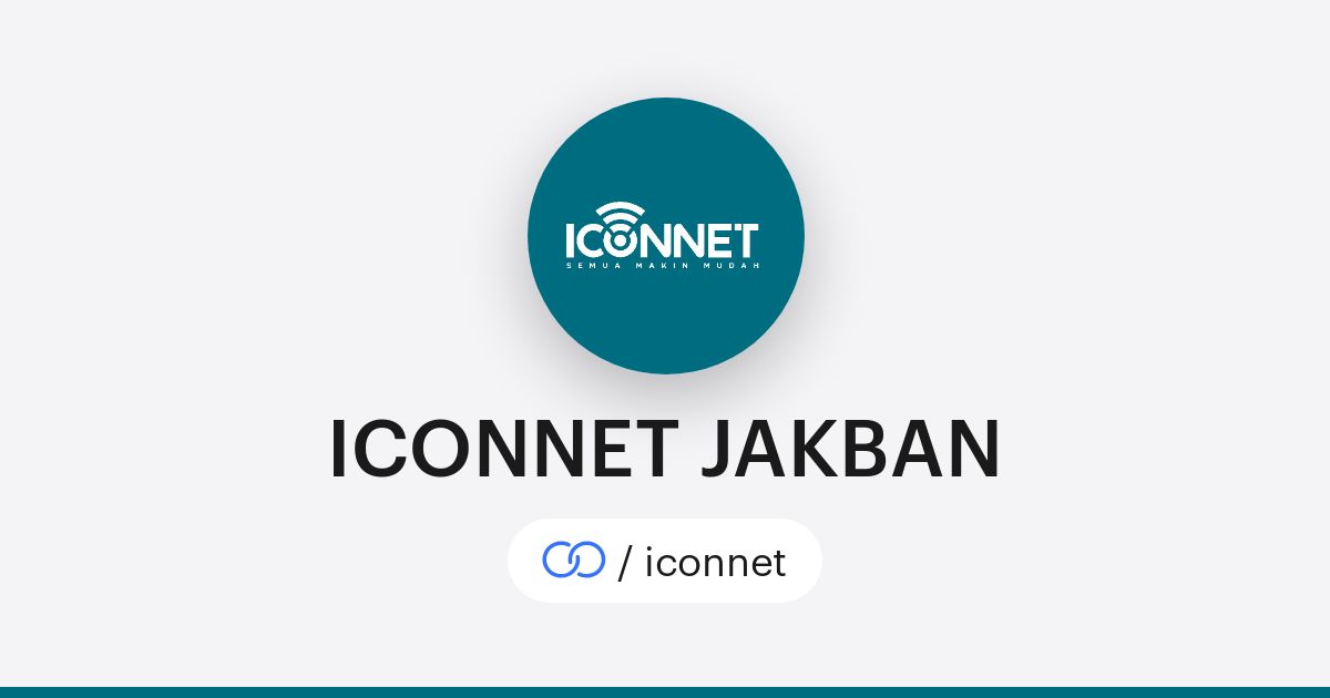 ICONNET JAKBAN (/iconnet) · solo.to