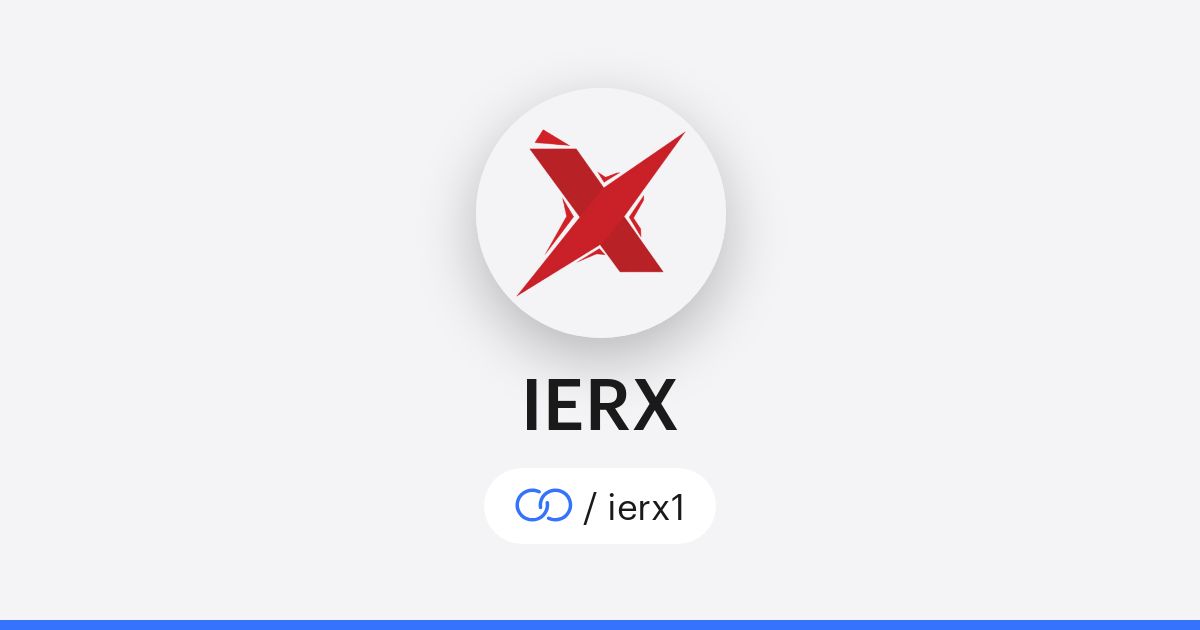 IERX (/ierx1) · solo.to