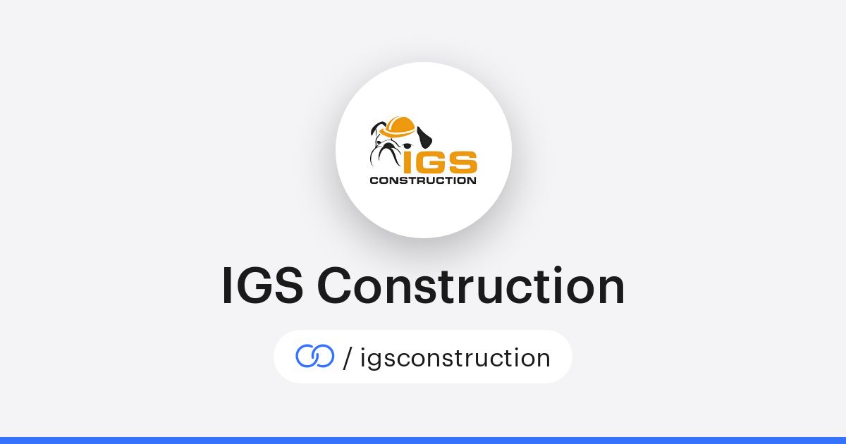 IGS Construction (/igsconstruction) · solo.to