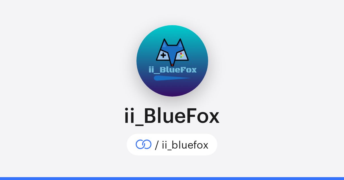 ii_BlueFox · solo.to