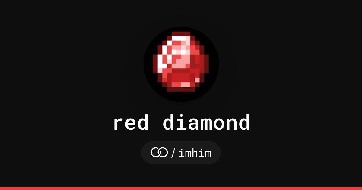red diamond (/imhim) · solo.to