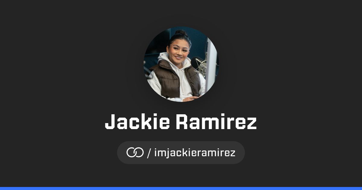 Jackie Ramirez (/imjackieramirez) · solo.to