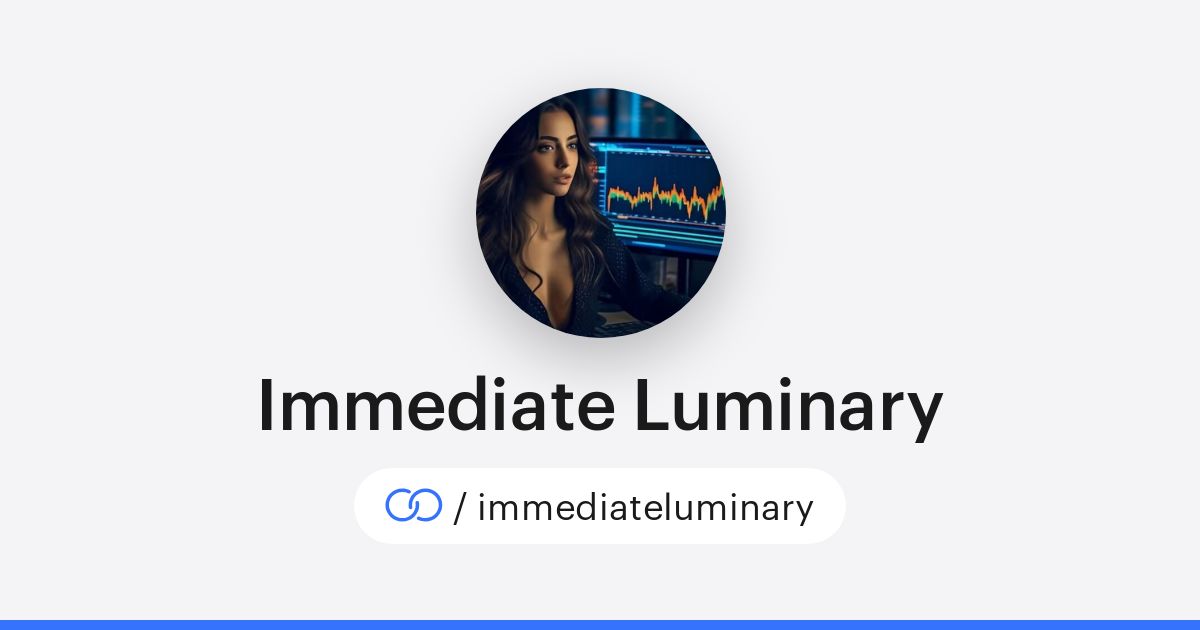Immediate Luminary (/immediateluminary) · solo.to