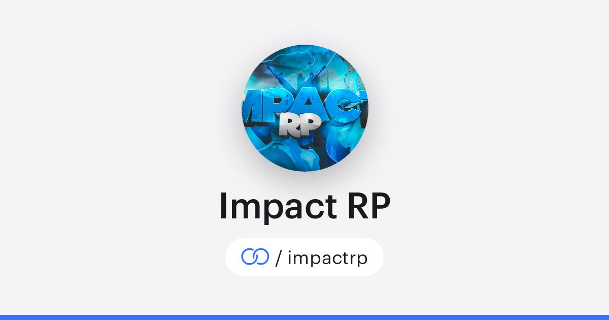 Impact RP (/impactrp) · solo.to