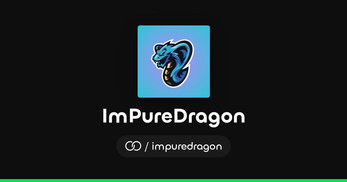 ImPureDragon · solo.to