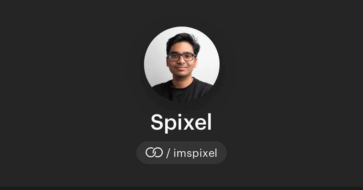 Spixel (/imspixel) · solo.to