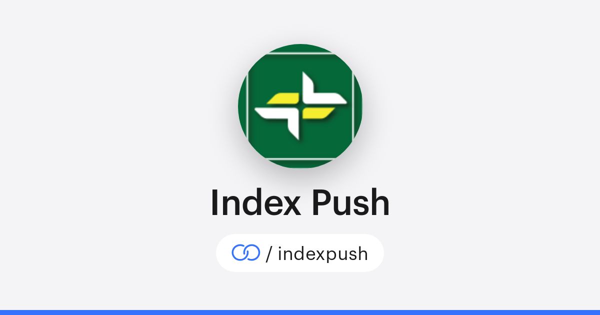 Index Push (/indexpush) · solo.to