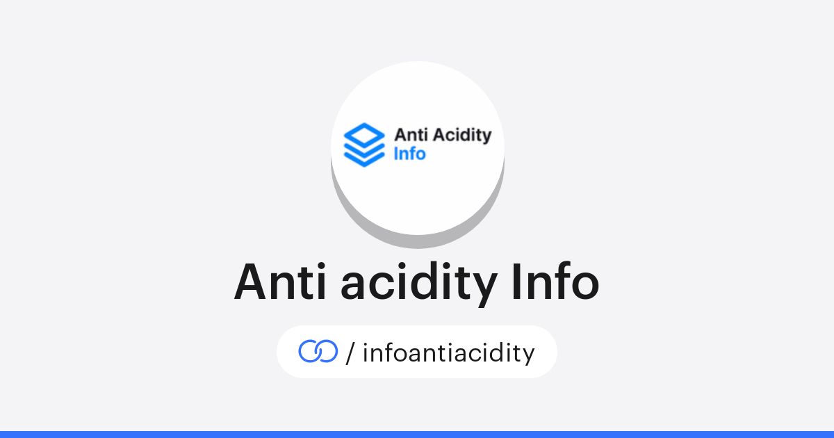 Anti acidity Info (/infoantiacidity) · solo.to