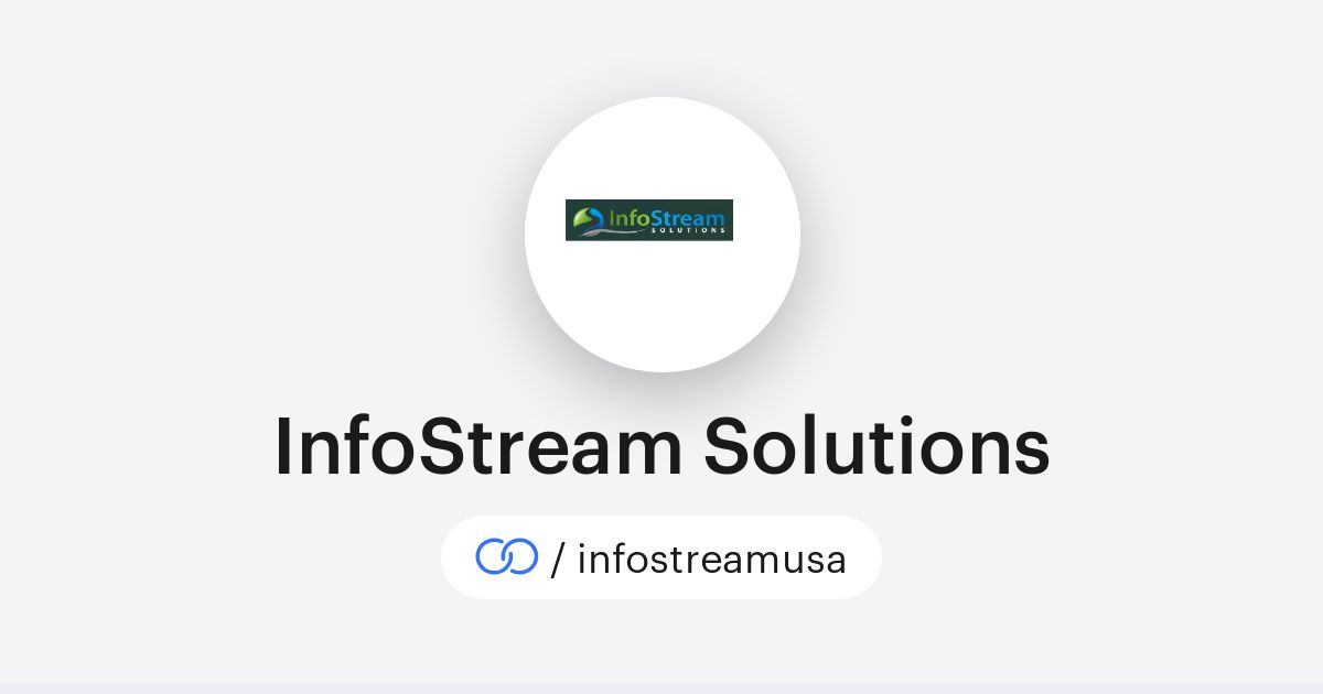 InfoStream Solutions (/infostreamusa) · solo.to