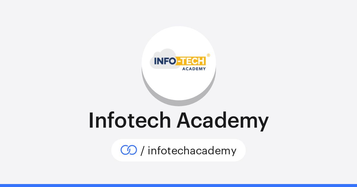Infotech Academy (/infotechacademy) · solo.to