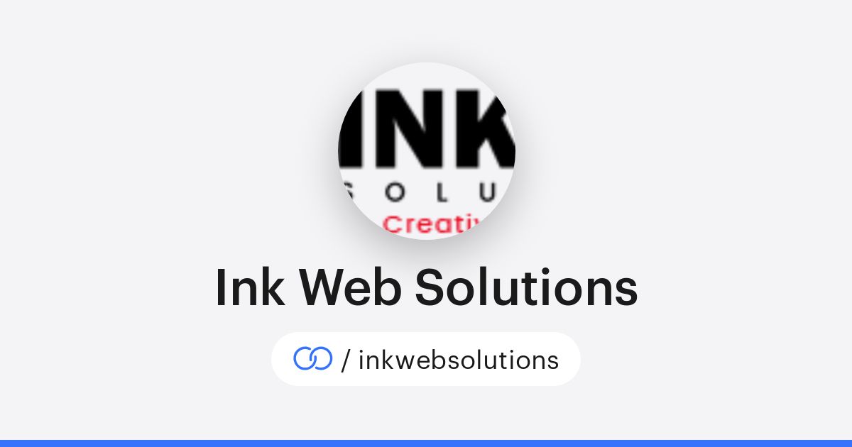 Ink Web Solutions (/inkwebsolutions) · solo.to