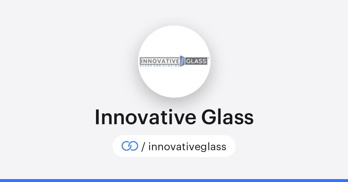 Innovative Glass (/innovativeglass) · solo.to