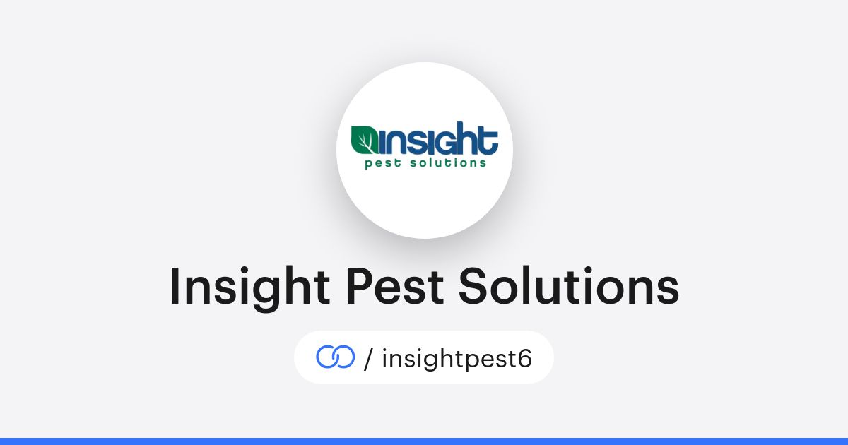 Insight Pest Solutions (/insightpest6) · solo.to