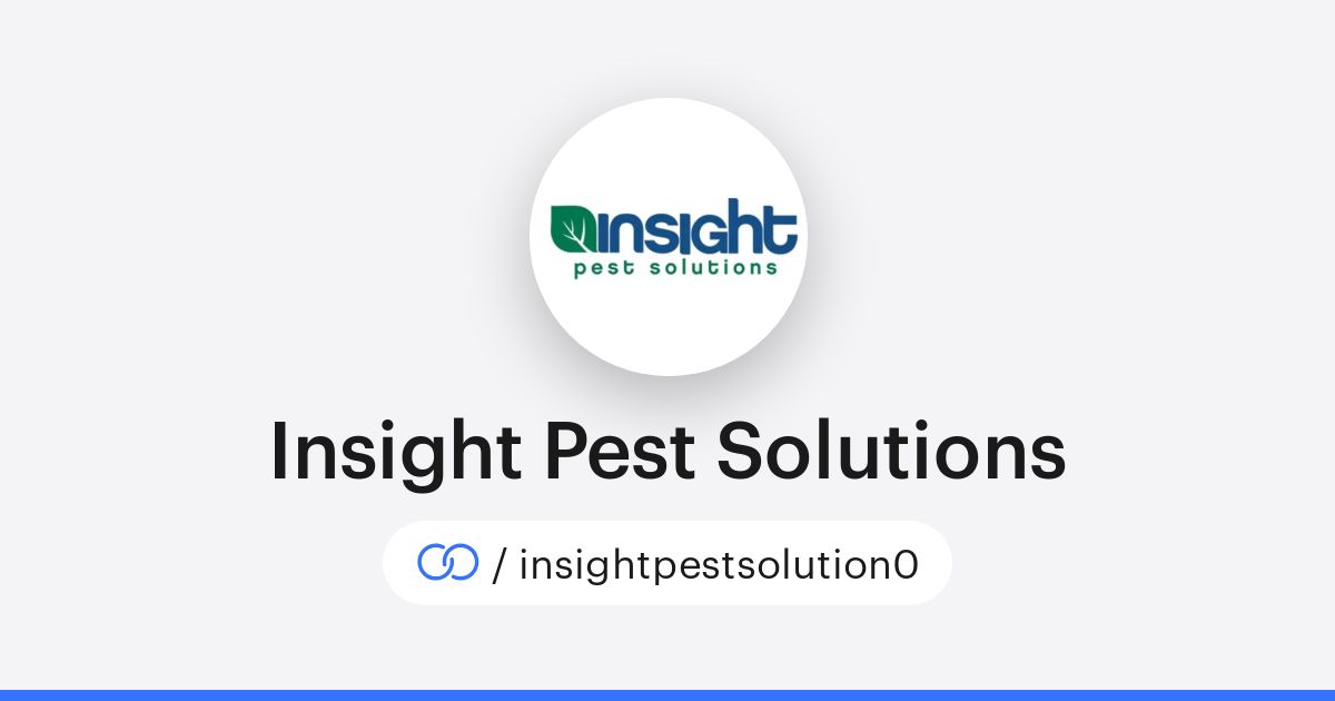 Insight Pest Solutions (/insightpestsolution0) · solo.to
