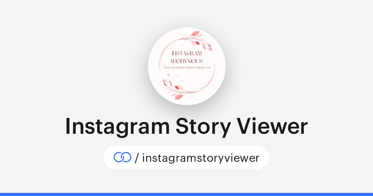 Instagram Story Viewer (/instagramstoryviewer) · solo.to