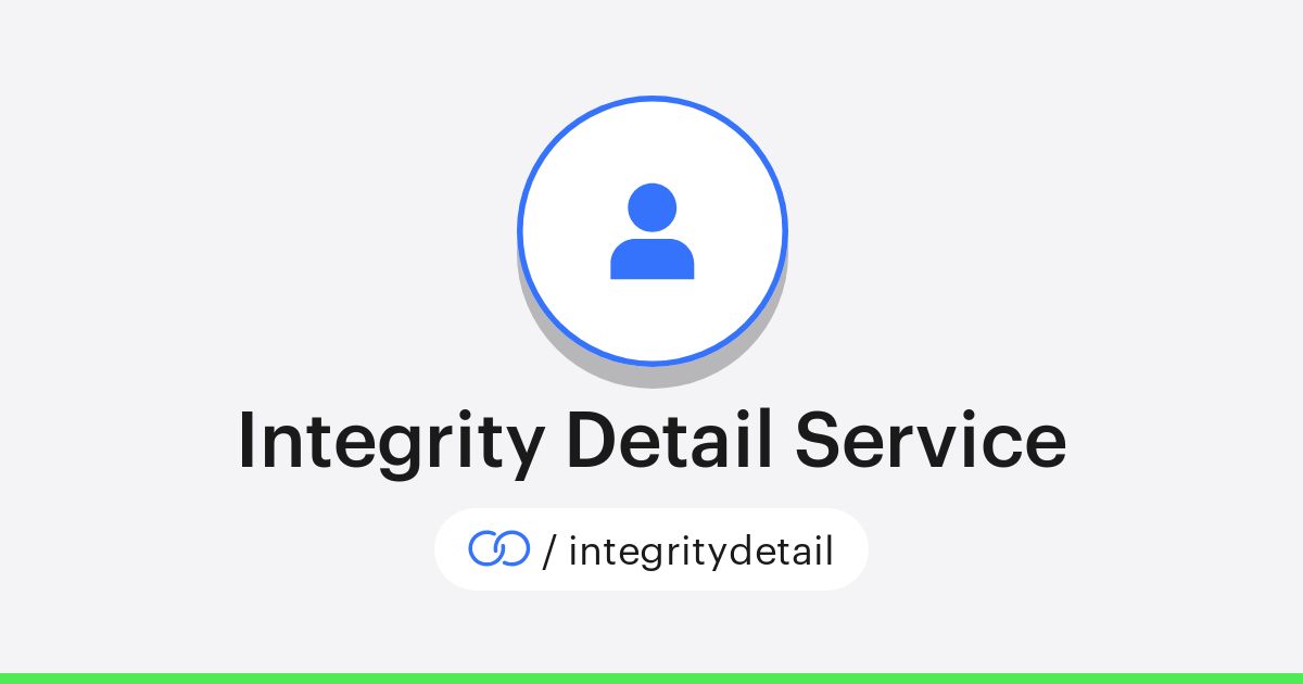 Integrity Detail Service (/integritydetail) · solo.to