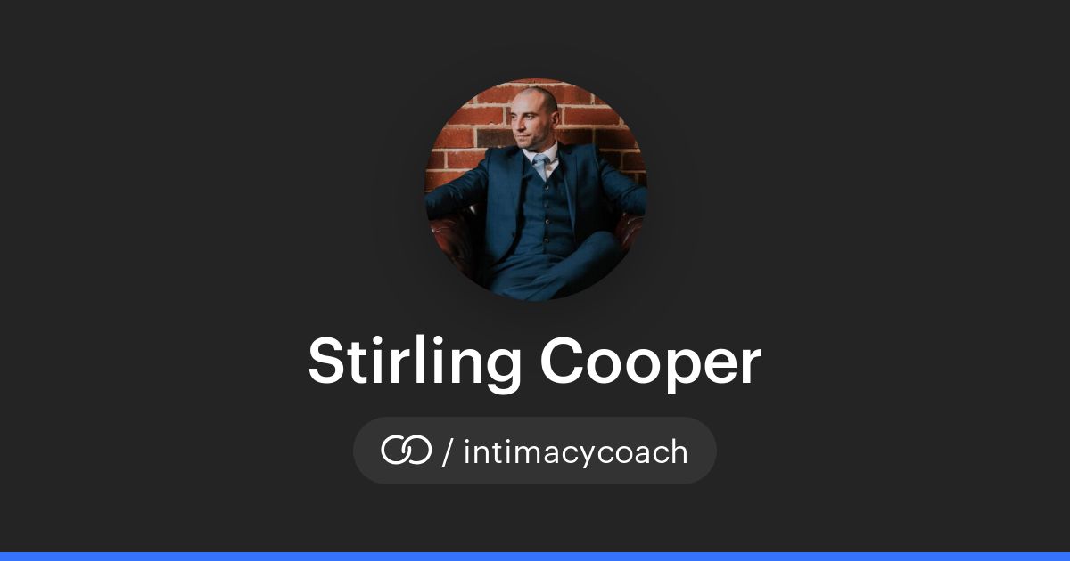 Stirling Cooper (/intimacycoach) · solo.to