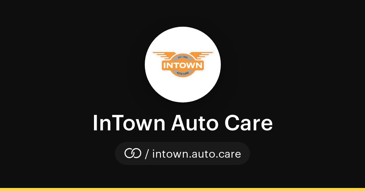 InTown Auto Care (/intown.auto.care) · solo.to