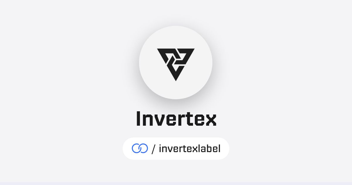 Invertex (/invertexlabel) · solo.to