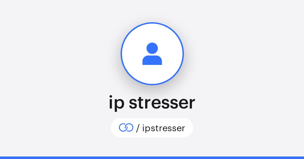 ip stresser (/ipstresser) · solo.to